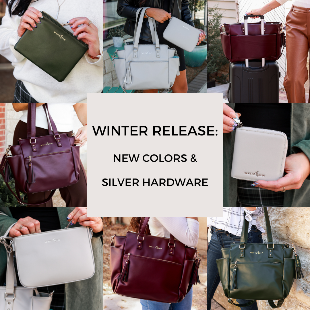 Winter Release: New Colors & Silver Hardware – White Elm