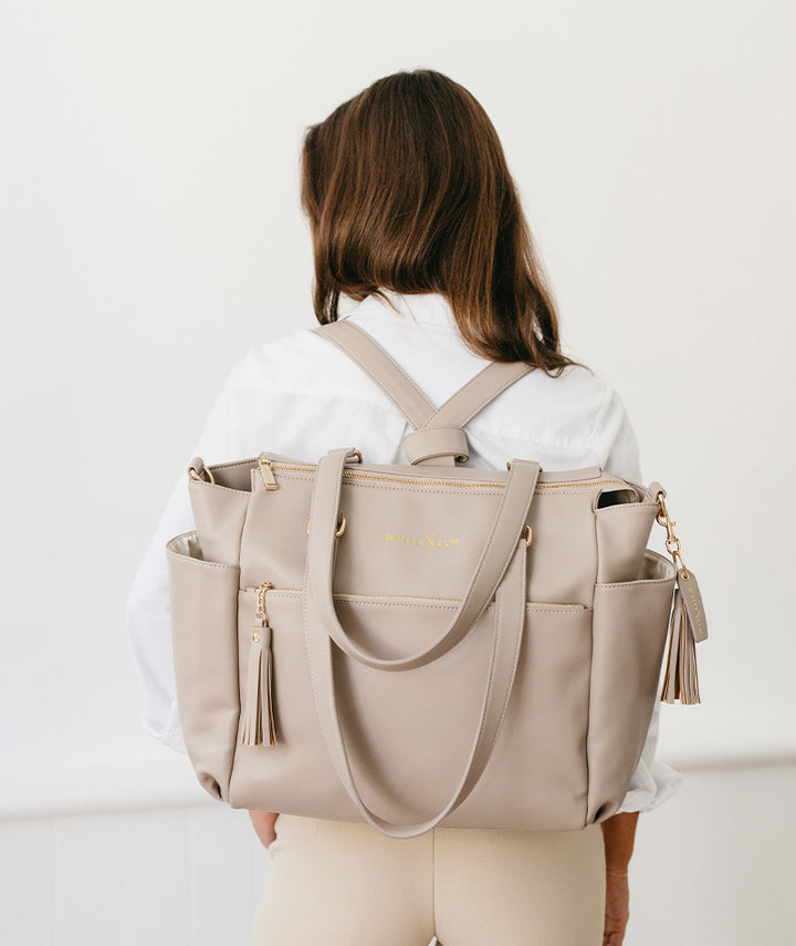 Convertible Backpack – White Elm