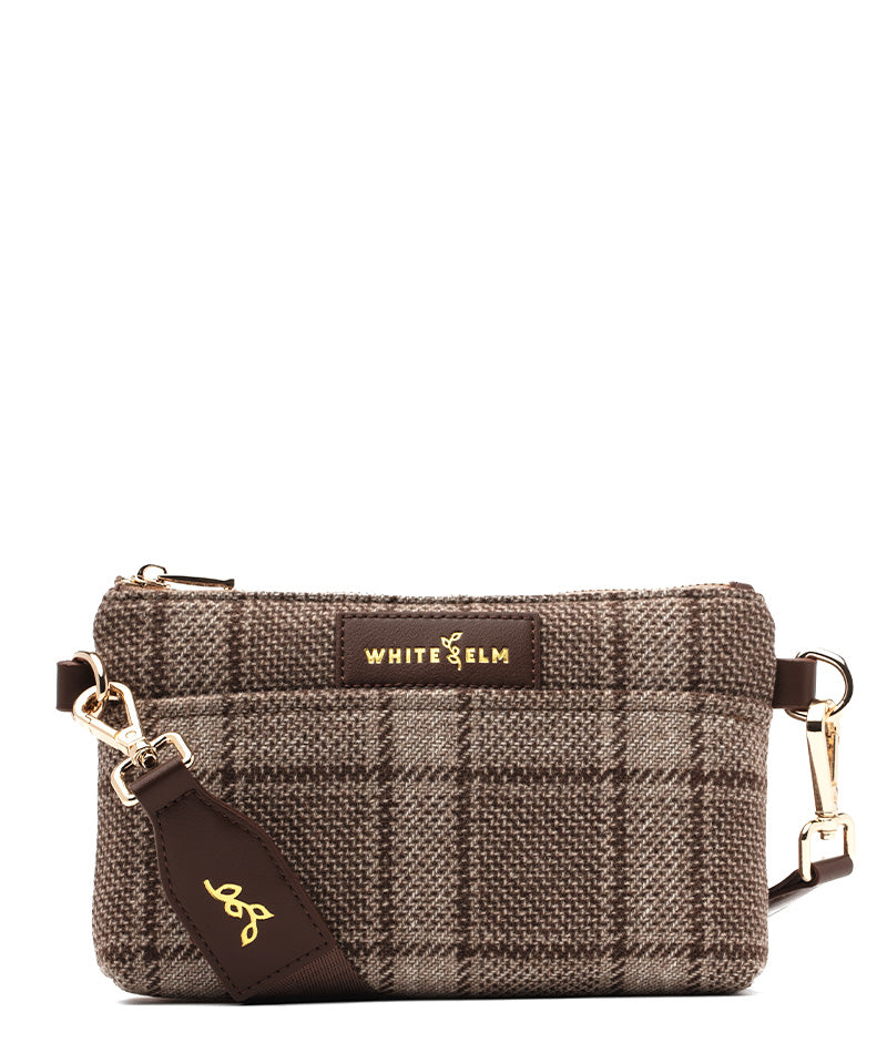 Skye Sling Bag - Uptown Check | Sophisticated Crossbody by White Elm